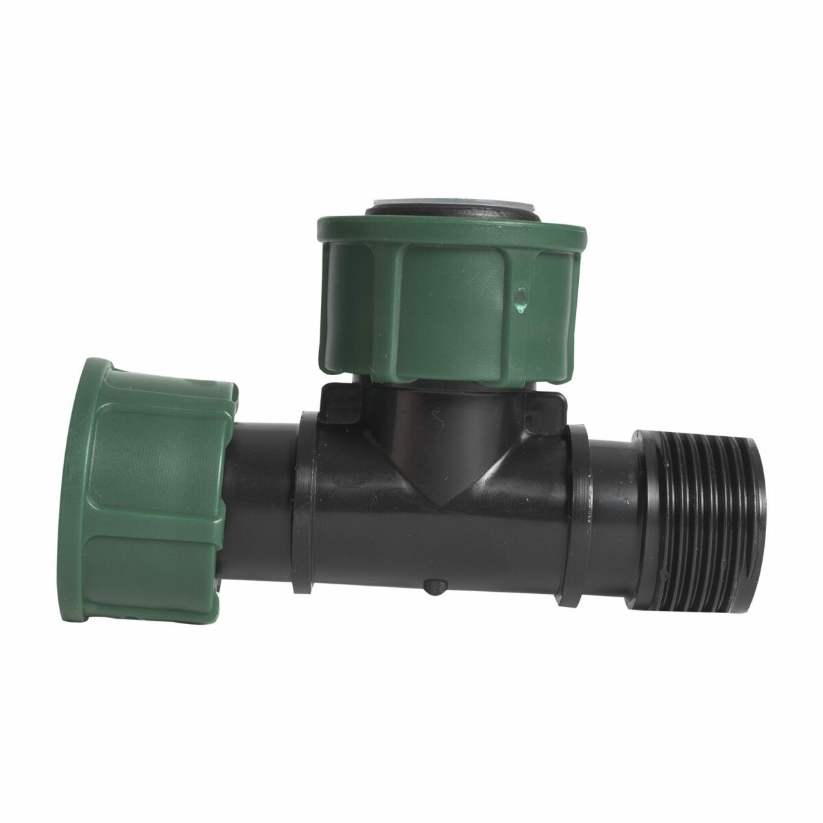 Irritec Doppelnippel mit 1" Außengewinde & Dichtung für Ventilverteilung - hydrify.de