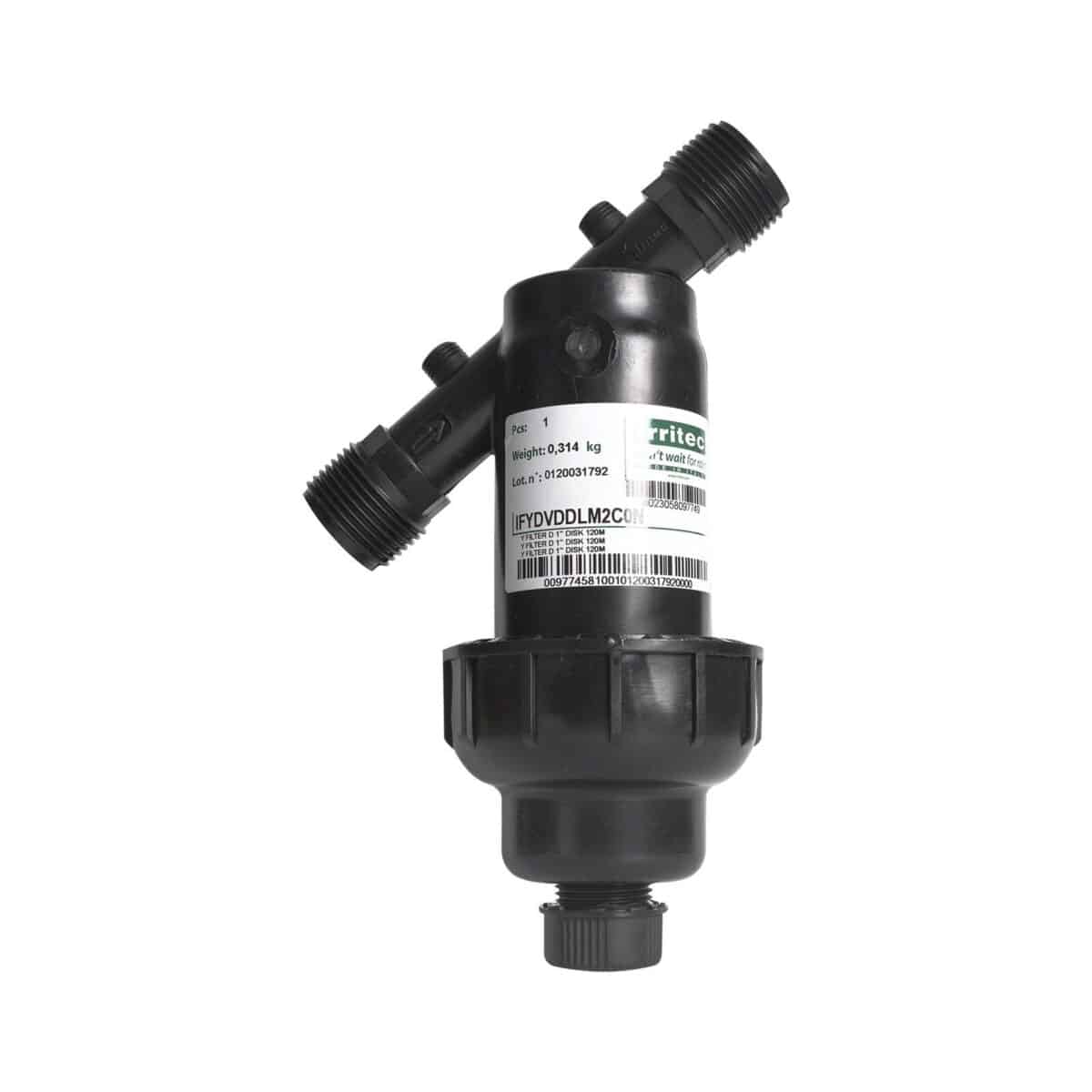 Irritec Doppelnippel mit 1" Außengewinde & Dichtung für Ventilverteilung - hydrify.de