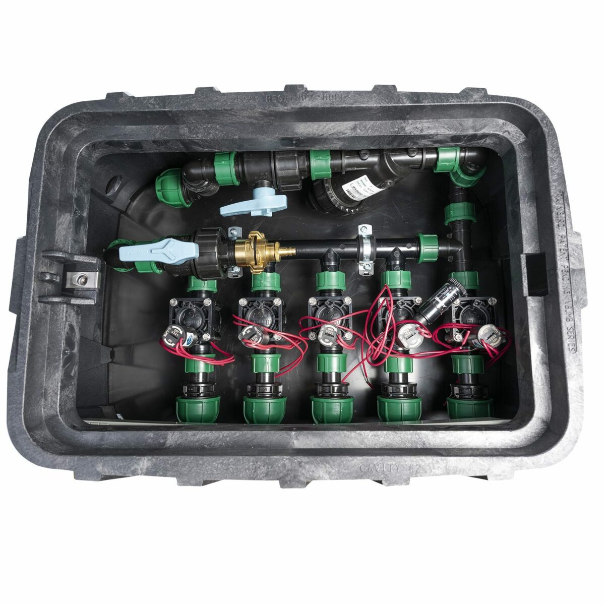 Irritec Doppelnippel mit 1" Außengewinde & Dichtung für Ventilverteilung - hydrify.de